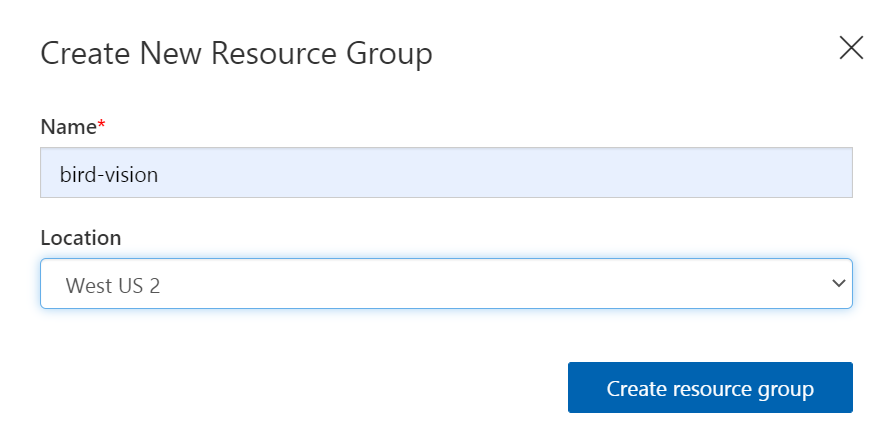 Set up your first Custom Vision project